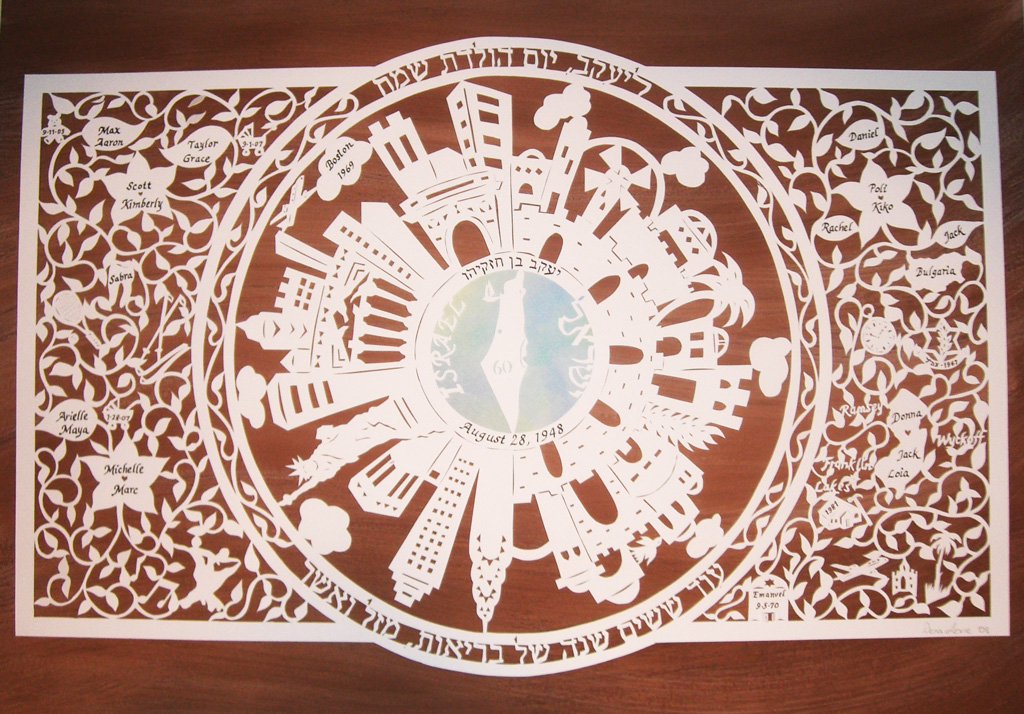 Family Tree - Judaic Paper Cuts